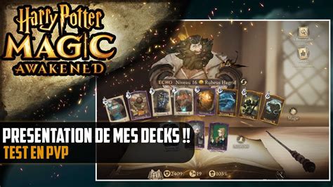 Pr Sentation De Mes Decks Harry Potter Magic Awakened Youtube