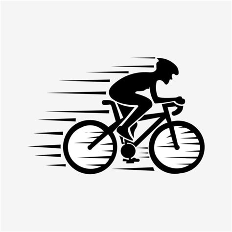 Bicicleta De Montanha Logo Ciclismo Mtb Isolado Vector Silhueta