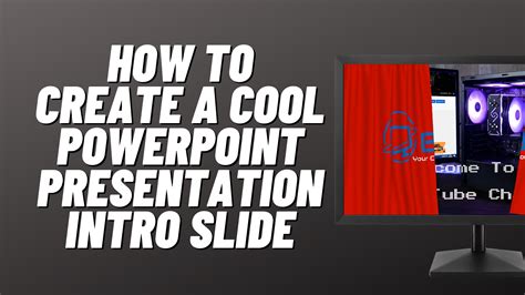How To Create A Cool PowerPoint Presentation Intro Slide