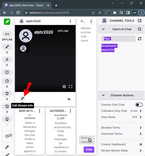 How To Change Broadcast Title On Twitch Viewer