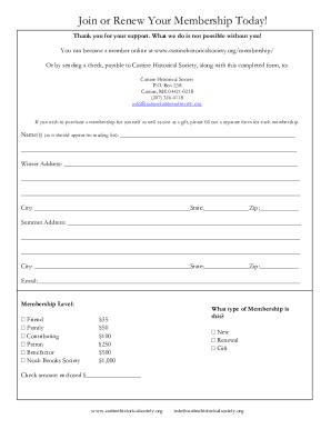 Fillable Online Membership Renewal Emails 3 Templates Worth