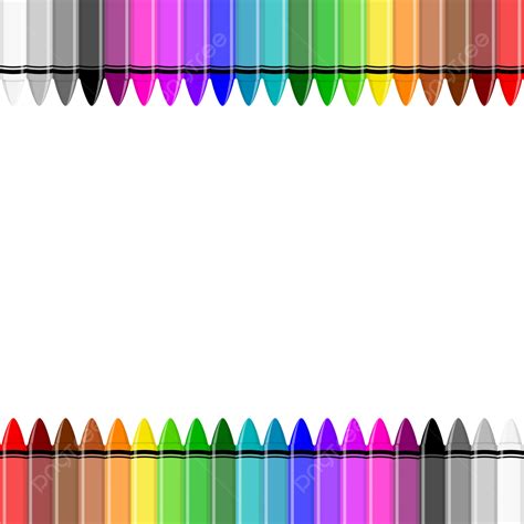 Crayons Border Png Crayon Border Png Images Watercolor Painting Porn