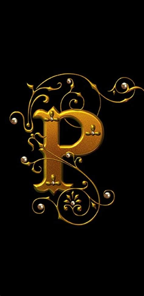 P Alphabet Wallpaper In 3d
