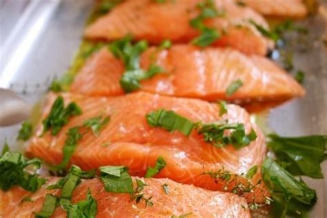 Pavés de saumon au four la recette facile marciatack fr