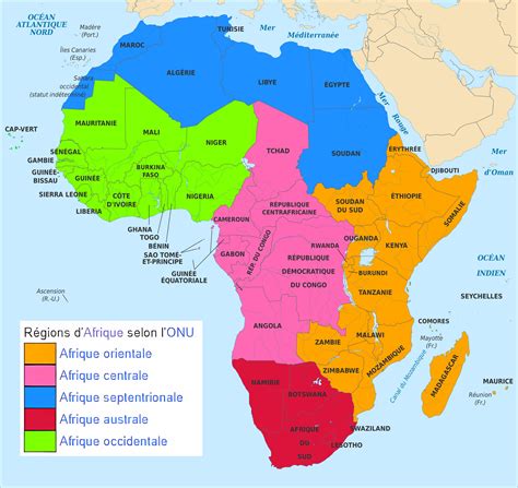 Carte De L Afrique Cartes Sur Le Continent Africains