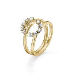 Mads Z Crown Tiara Ring 14 Kt Gold 0 40 Ct 1541940 Ditur