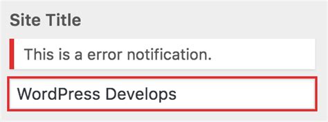 customizer apis in 4 6 for setting validation and notifications make wordpress core
