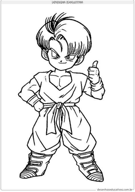 Desenhos Para Colorir Do Dragon Ball Imprimir E Colorir Desenhos