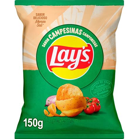 Patatas Fritas Sabor Campesinas Bolsa 150 G LAY S Supermercado El