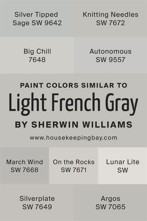 Colors Similar To Light French Gray SW 0055 By Sherwin Williams Taupe