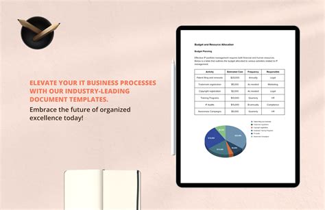 It Intellectual Property Portfolio Management Plan Template In Word
