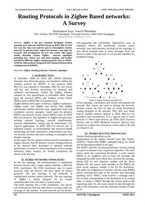 pdf routing protocols in zigbee based networks a survey dokumen tips