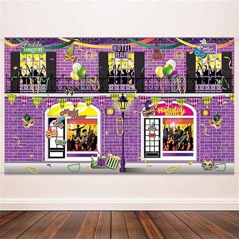 Amazon Mardi Gras Party Backdrop Banner Decorations Large Mardi