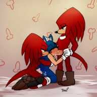 Post 3597914 Animated Knuckles The Echidna KrazyELF Sonic The Hedgehog