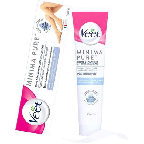 Minima Pure Crème Dépilatoire Peaux Sensibles Le tube de 200ml