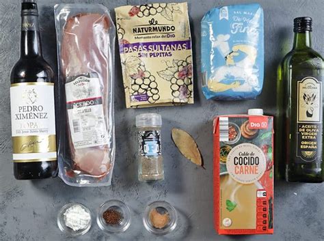 Solomillo de cerdo al Pedro Ximénez Receta DIVINA COCINA