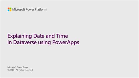Explaining Date And Time In Dataverse Using Powerapps Youtube