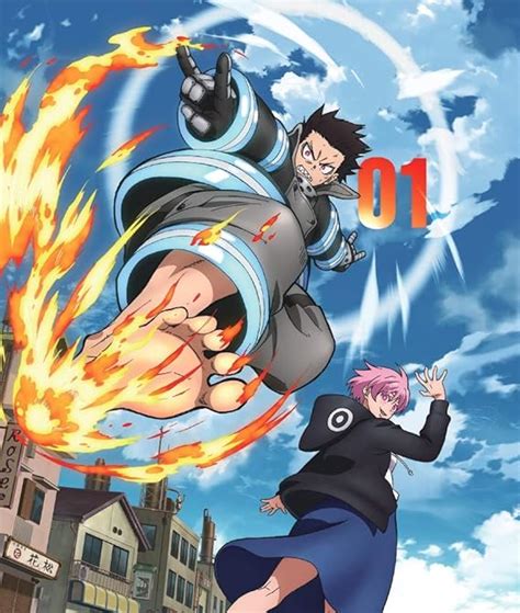 Amazon co jp Amazon co jp限定炎炎ノ消防隊 弐ノ章 Blu ray 第1巻 特典 描き下ろしアクリルスタンド