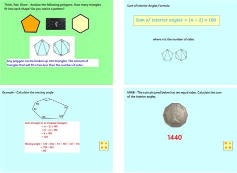 Angles In Polygons Interior Exterior Sum Maths GCSE Foundation
