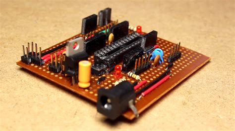 how to make your own arduino uno board breadboard veroboard programming 5 steps with