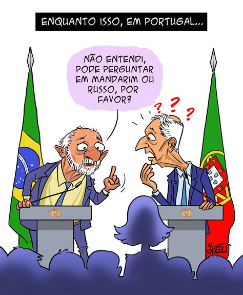 Charge da Semana Lula e os problemas na comunicação