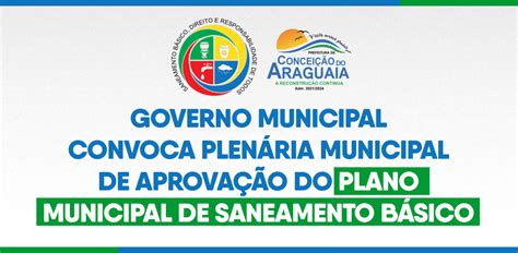 Governo Municipal Convoca Plenária Municipal de Aprovação do Plano