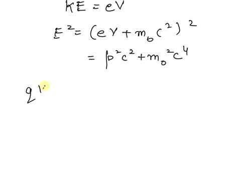 Show That The De Broglie Wavelength Of A Particle Of Charge E Rest