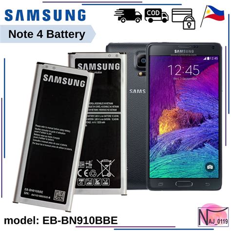 Samsung Galaxy Note 4 Battery Model EB BN910BBE 3220mAh Original