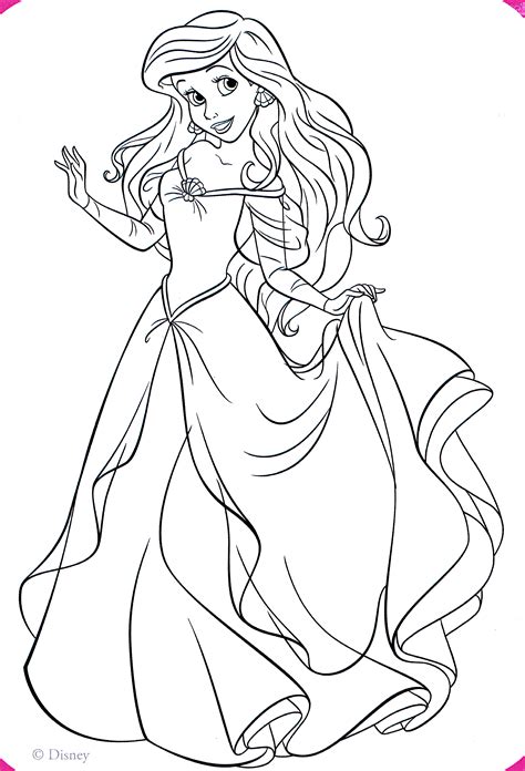 Coloring Pages Disney Princess Printable