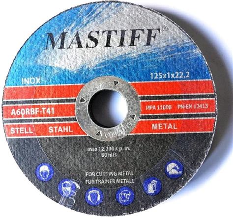 Arebos 50x 125 mm Meule à tronçonner Fer Métal Acier Inox