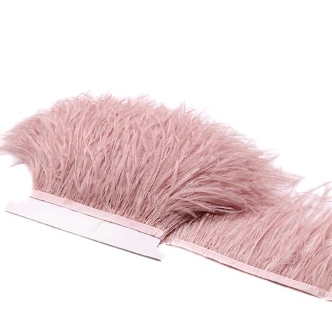 Adorno De Plumas De Avestruz Reales Cinta De Costura Accesorios Para