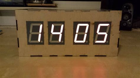 Arduino Real Time Clock With Large 7 Segment Displays 7 Steps With Pictures Instructables