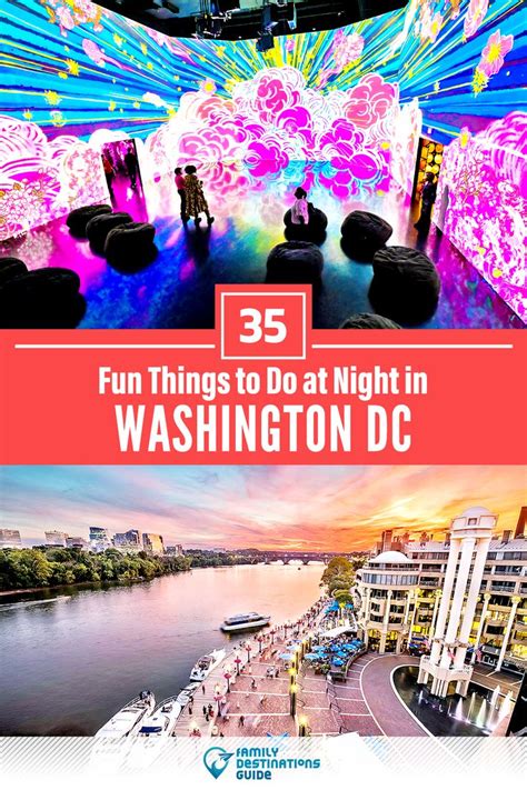 Fun Things To Do In Washington Dc At Night Washington Dc Vacation