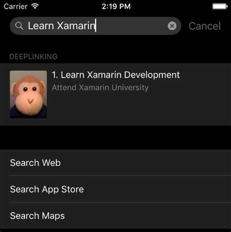 Application Indexing And Deep Linking Xamarin Microsoft Learn