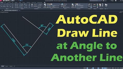 How To Draw A 90 Degree Angle Line In Autocad Design Talk