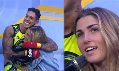 Alessia Rovegno sorprendió a Hugo García en EEG No puedo quitar la