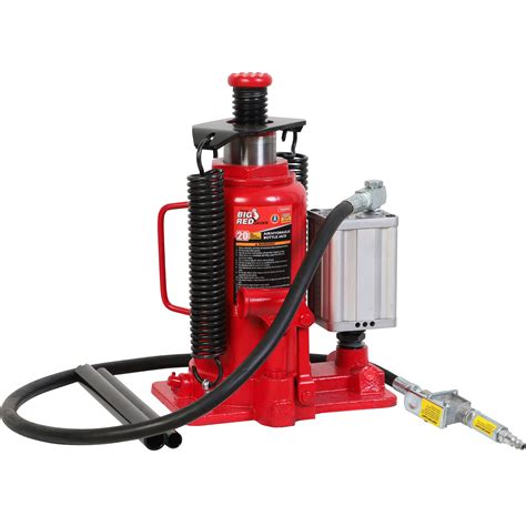 Big Red Ta Torin Pneumatic Air Hydraulic Bottle Jack With Manual