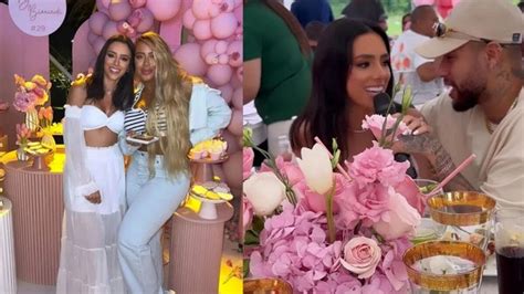 Foto Neymar e Bruna Biancardi reuniram amigos no chá de revelação do