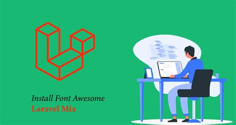 install font awesome in laravel mix with example
