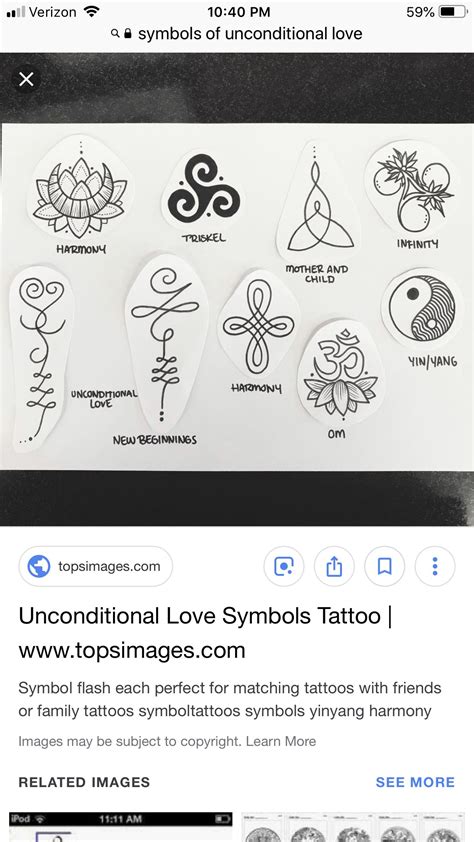 Meaningful Symbol Tattoos Love Symbol Tattoos Boho Tattoos Subtle