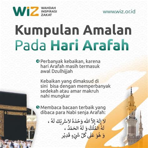 Kumpulan Amalan Pada Hari Arafah WAHDAH INSPIRASI ZAKAT