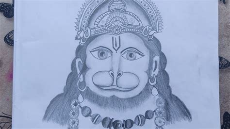 Lord Hanuman Ji Drawing How To Draw Hanuman Ji Step By Step