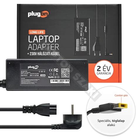Lenovo 20V 6 75A 135W IdeaPad Yoga ThinkPad laptop hálózati töltő