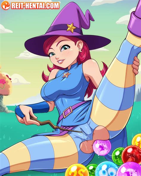 Rule 34 1girls Anal Anal Insertion Background Big Breasts Bubble Witch Saga 2 Bubbles Clothed