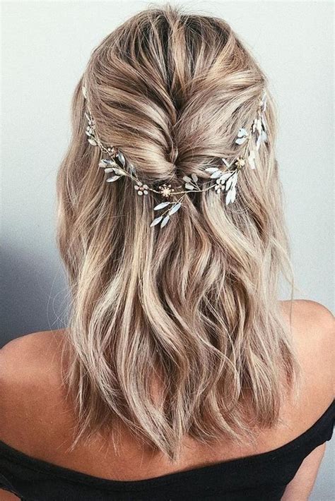 Exemple Coiffure Mariage Cheveux Mi Long