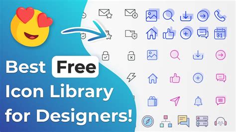 Best Free Icon Set Packs For Designers Icon Libraries For Web Ui Design