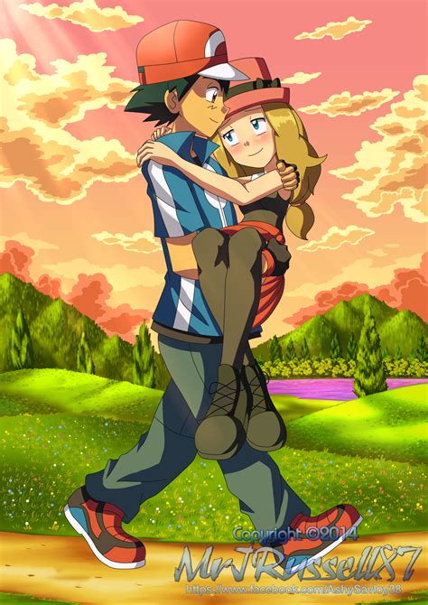Ash And Serena Ash And Serena Fan Art Fanpop