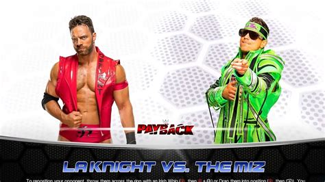 WWE 2K23 LA Knight Vs The Miz WWE Payback 2023 Wwe Wwe2k23 Wwe