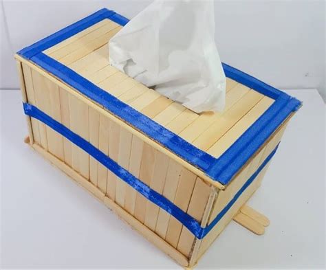Cara Membuat Tempat Tisu Dari Stik Es Krim Beserta Gambarnya Eminence