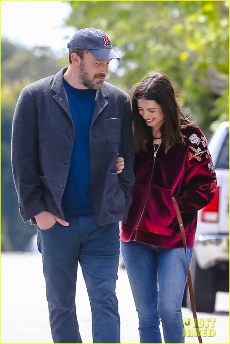 Ben Affleck Kisses Ana De Armas During Their Saturday Stroll Photo